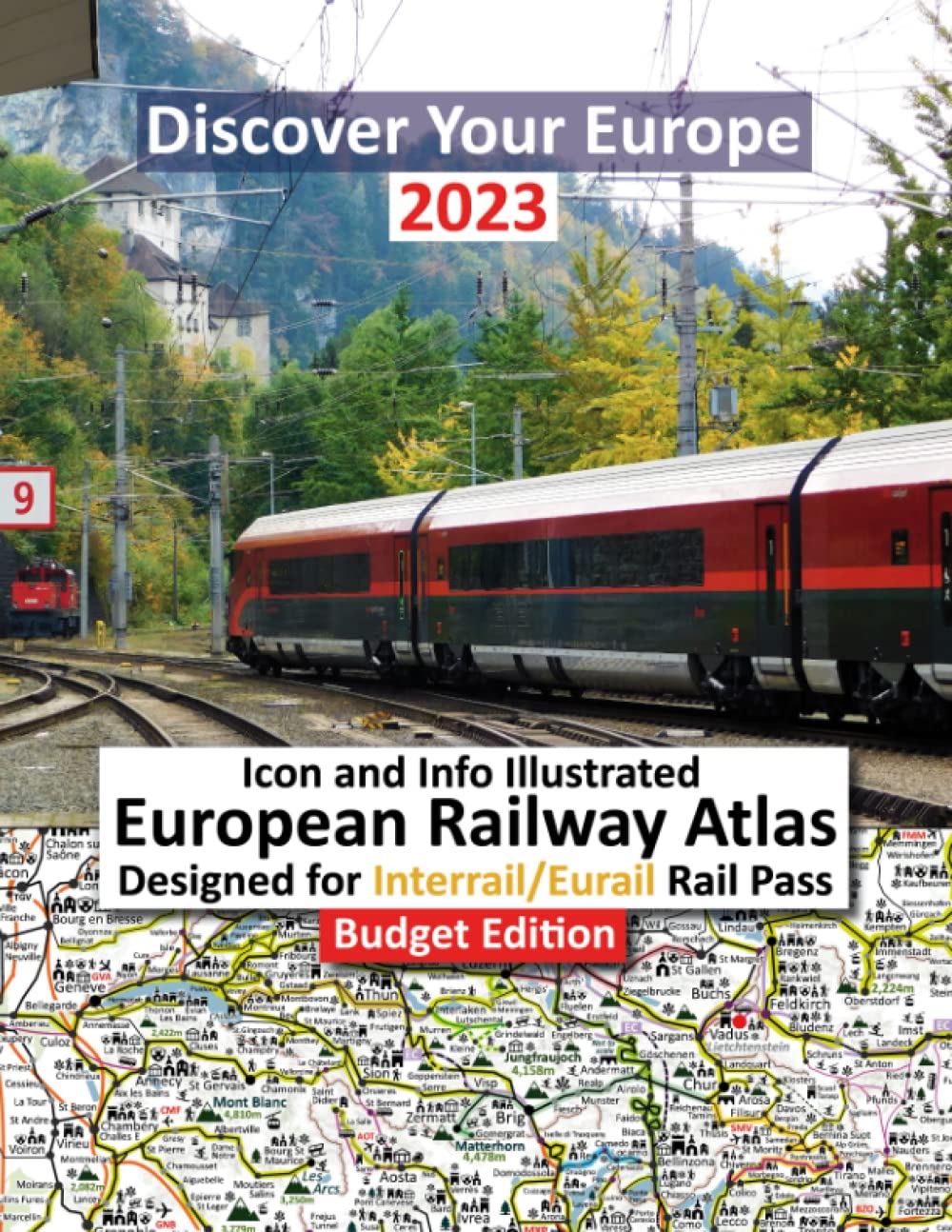 Icon and Info illustrated European Railway Atlas 2023 - Budget Edition ...