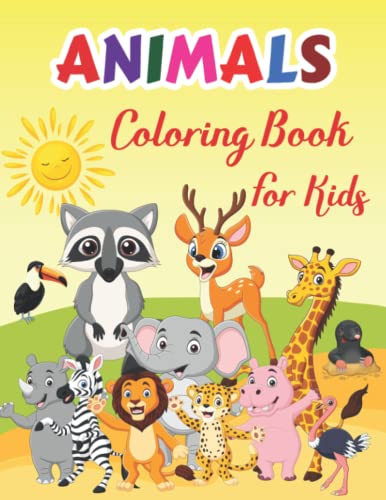 Animals Coloring Book For Kids: Animals Coloring Pages For Kids ...
