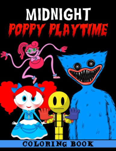 Midnight Pọppy Playtime Coloring Book: Impressive Coloring Pages | Fun ...