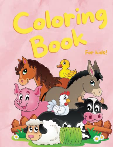 Coloring Book for Kids, cute and funny animals: Cute and Funny Animals ...