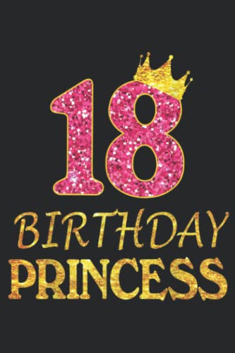Crown 18th Birthday Princess Girl Family 18 Years Old Gifts Saying ...