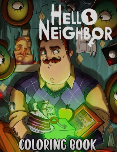 Hello Coloring Book: Beautiful Inspirational Neighbor Relieving ...