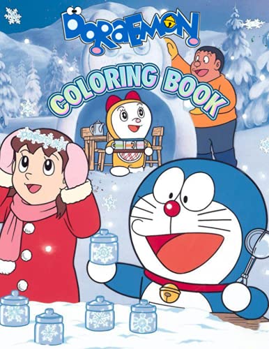 Doraemon Coloring Book: A Fabulous Coloring Book For Fans of All Ages ...
