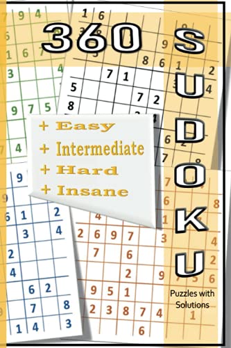 Sudoku Puzzles With Solutions: 360 Puzzles with Solutions Easy ...