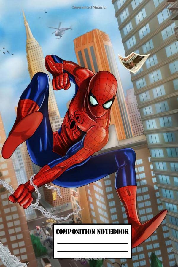 Spider Man Notebook : Spider Man Journal & Diary : 110 page ...