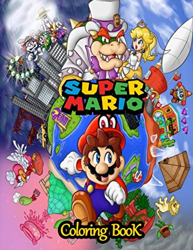Super Mario Coloring Book: Ideal Gift For Those Who Love Super Mario ...