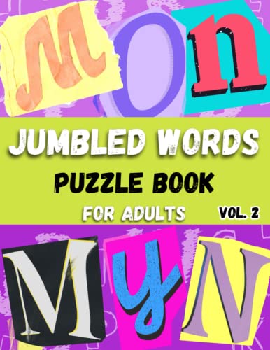 Jumbled Words Puzzle Book for Adults Vol.2: Theme Word Jumbles for ...