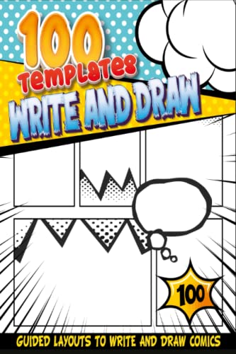 Templates To Design Your Own Comic Book: Drawing And Writing Comics ...