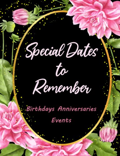 Special Dates To Remember Birthdays Anniversaries Events: Birthdays ...