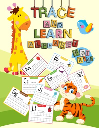 Trace And Learn Alphabet For Kids: Workbook Alaphabet For Kids - My ...