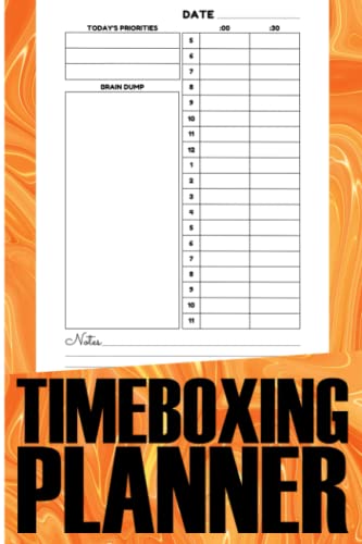 Daily Timeboxing Planner - Daily Scrum, Time Block Journal ...