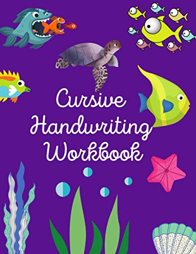 Cursive Handwriting Workbook: lowercase and uppercase cursive Letter ...