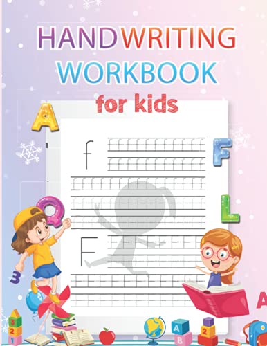 Handwriting Workbook For kids: ABC reading and handwriting practice ...
