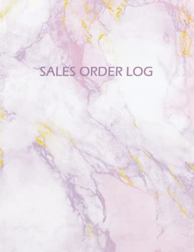 Sales Order Log: Daily tracking order sales book, sales tracking ...