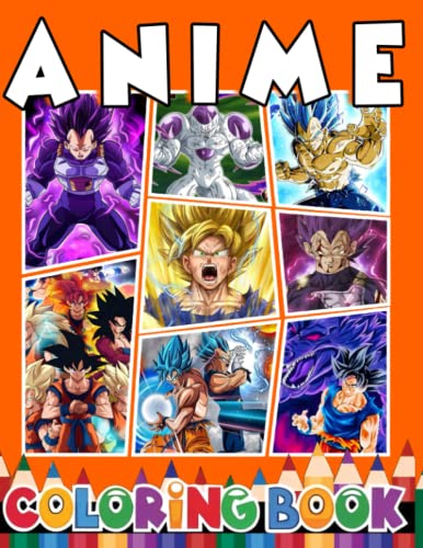 Anime Coloring Book: Coloring Coloring Book is for all ages, including ...