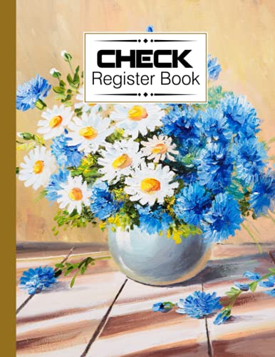 Check Register Book: Check Register Book Oil Painting Cover, Check and ...