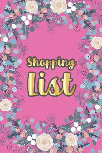Shopping List: Menu And Shopping List For Meal Prep Planner, 6 x 9 In ...
