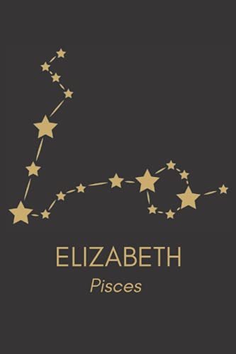 Elizabeth Pisces: Pisces Personalized Journal Gift For Girls And Women ...