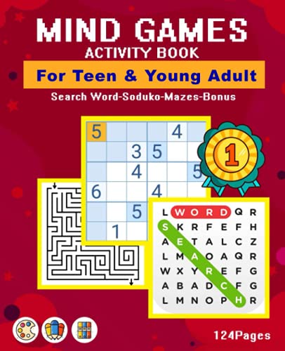 super Gratitude mind game activity books for teen and adult: Play game ...
