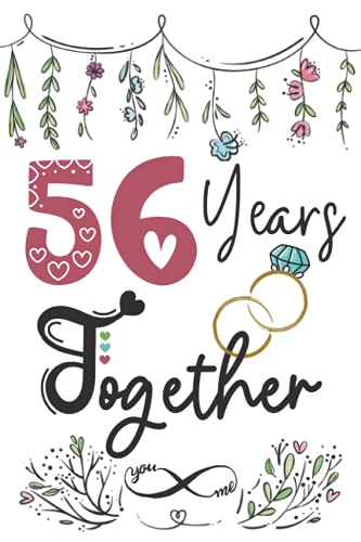 56 Years Together: 56th wedding anniversary gift for couples, her and ...