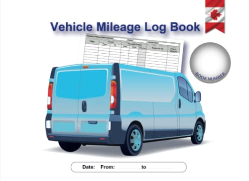 Vehicle Mileage Log Book: Simple Layout for Taxes & Accounting ...
