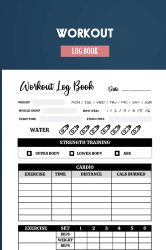 Workout Log Book: Cossac Fitness Journal & Workout Planner - Designed ...