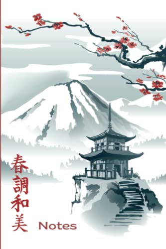 Notes: Journal for Writing | Small Composition Notebook, Japan Mountain ...