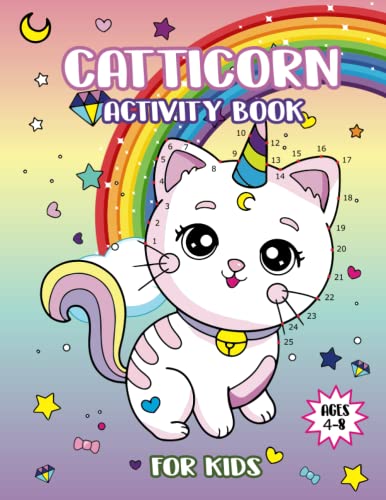 Catticorn Activity Book for Kids ages 4-8: Your Child's Imagination ...