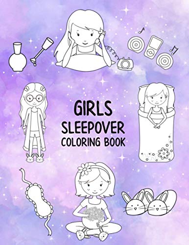 Pajama Party Coloring Pages