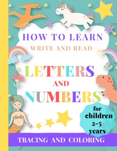 How to learn Write and Read Letters and Numbers tracing and Coloring ...