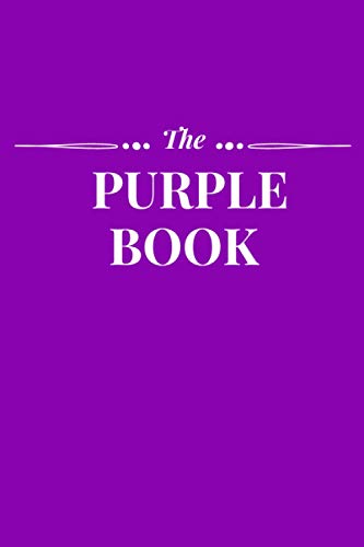 The Purple Book, Book with different types: For Writing & Drawing by ...