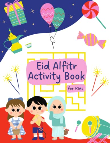 Eid Al Fitr Activity Book for Kids: Fun Islamic Books for Kids, 8.5 x ...