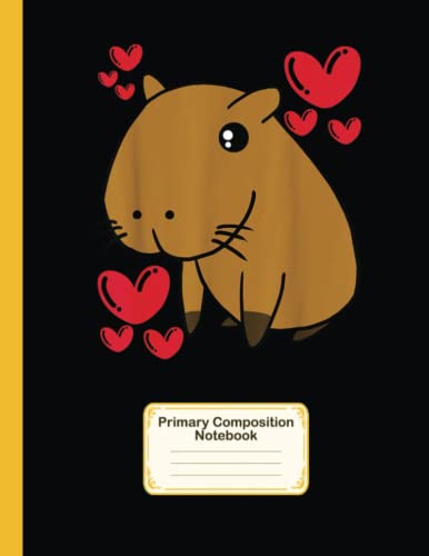 Capybara Primary Composition Notebook: Your Essential Writing Companion ...
