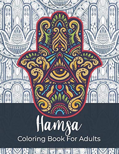 Hamsa Coloring Book For Adults: An Adult Coloring Book with Fun Easy ...