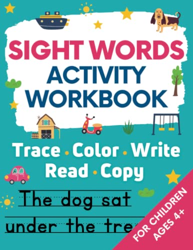 Sight Words Activity Workbook: 150 pages of Sight Word Tracing, Copying ...