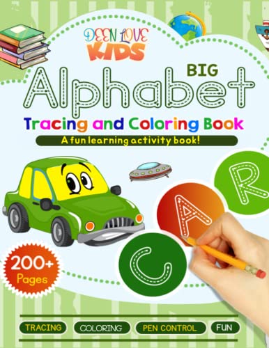 Big Alphabet Tracing & Coloring Book: Tracing & Coloring Book by ...