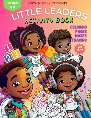 Little Leaders Activity Book: For The Culture | Learn Letters, Numbers ...