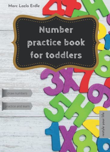 Number practice book for toddlers: Trace Numbers Practice Workbook for ...