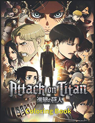 Attack On Titan Coloring Book: Shingeki No Kyojin Manga Coloring Book ...