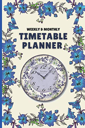 Weekly & Monthly Timetable Planner: Timetable Maintaining to Do List ...