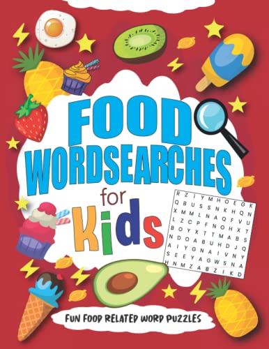 Food Word Search: Large Print Word Search Puzzle Book About Food! Ideal ...