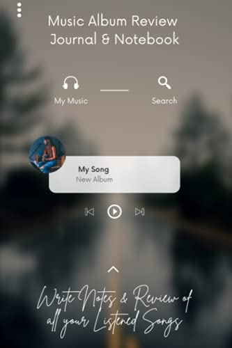 Music Album Review Journal: Song Review Journal | Music Albums and ...