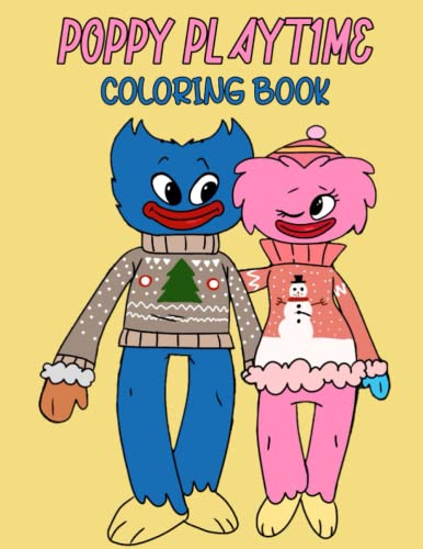 Poppy Playtime Coloring Book: 30+ High Quality Poppy Playtime ...