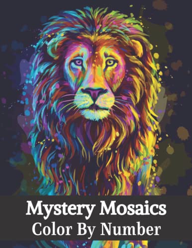 Mystery Mosaics Color By Number: Adults and Children's Pixel Art Funny ...