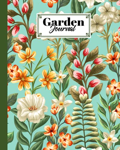 Garden Journal: Garden Journal Watercolor Florals Cover, Gardening ...