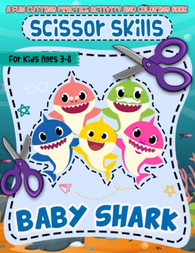 Baby Scissor Skills: The Ultimate Cut & Paste Workbook Shark Craft ...