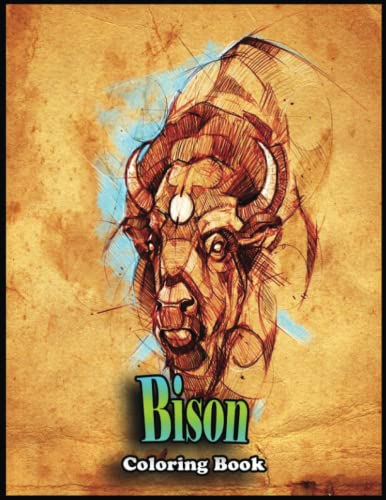 Bison Coloring Book: Unleash Your Imagination with this Playful Bison ...
