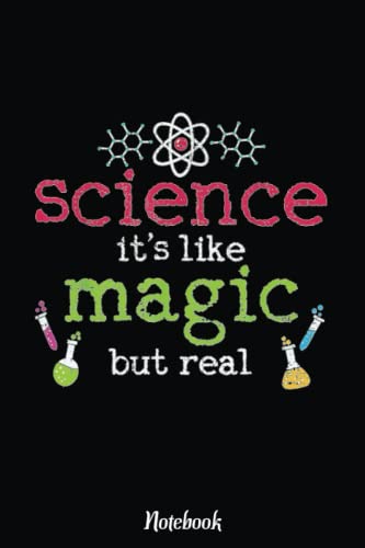 Science Is Magic Student Teacher Vintage Gift Notebook: Inspirational ...
