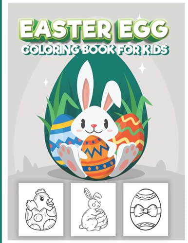Easter Egg Coloring Book for Kids: Children Activity Book for Boys and ...