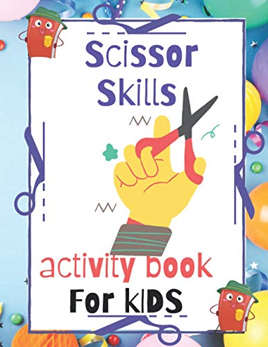 scissor skills activity book For Kids: A Fun Cutting Practice Activity ...